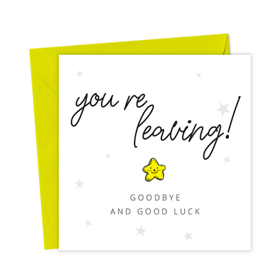 Farewell & Best Wishes: You're Leaving Card Collection