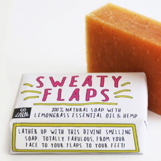 Sweaty Flaps Soap Bar - Rude Novelty Gift | You Said It