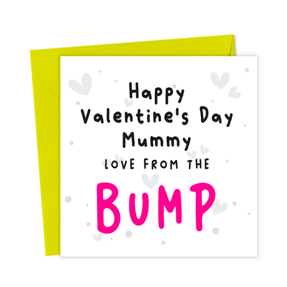 Valentine’s Greeting Card for Mummy | Love from the Bump | You Said It