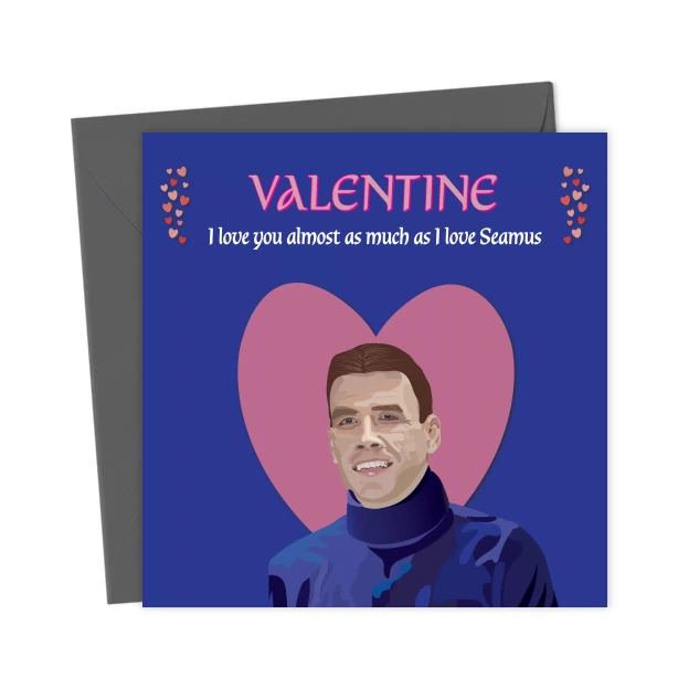 Everton Valentine Seamus Blue - Valentine's Day Cards