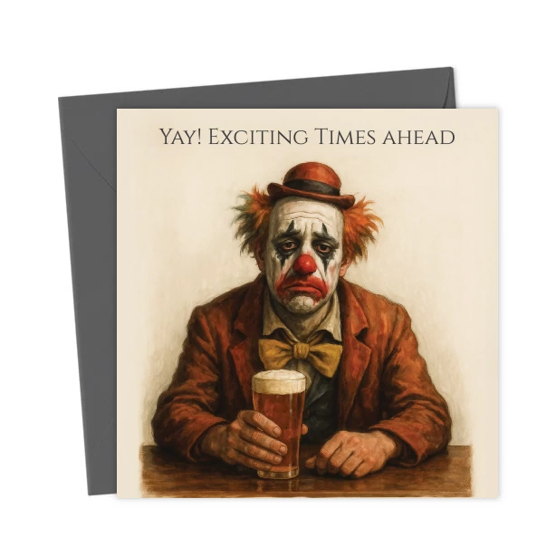 Grumpy Clown at the Pub | You Said It