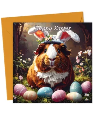 Guinea Pig Easter Card - Easter Cards