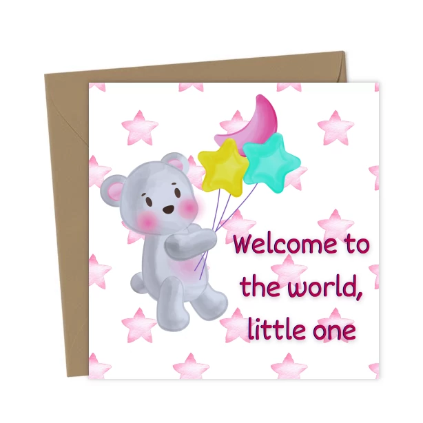 Heartfelt New Baby Card | Baby Shower & New Mom Congratulations Card ...