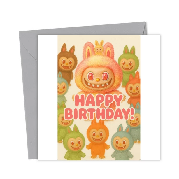 Labubu Happy Birthday Card | You Said It