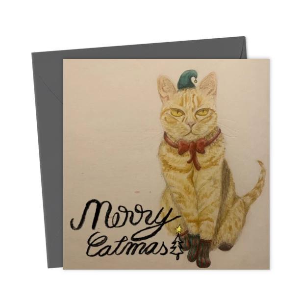 Merry Catmas 3 - Christmas Cards