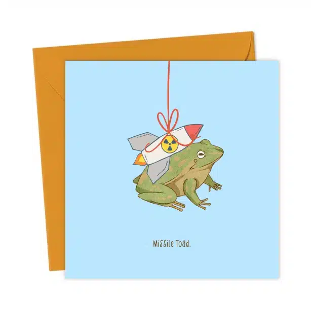 Missile Toad Christmas Pun Card | You Said It