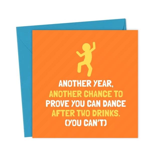Prove You Can Dance Funny Birthday Card - Birthday Cards For Her