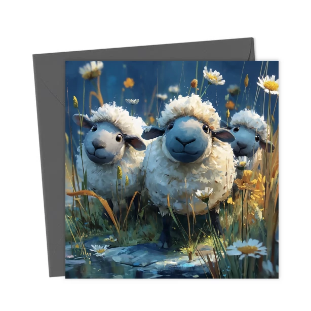 Sheep - Greetings Cards