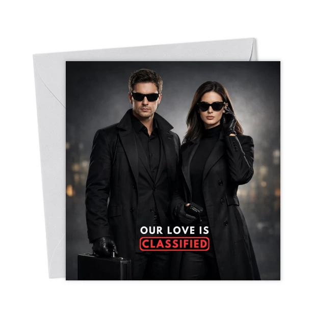 Spy Couple Face Swap Anniversary or Valentine’s Card - Love ...