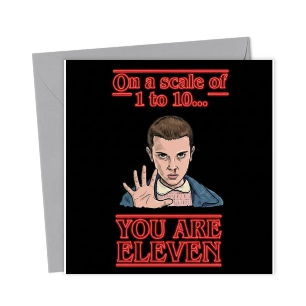 Stranger things themed valentines card. For fans of eleven - Valentine ...