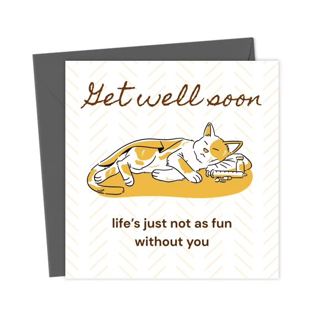 Supportive Get-Well Card with Encouraging Words – Thoughtful Recovery ...