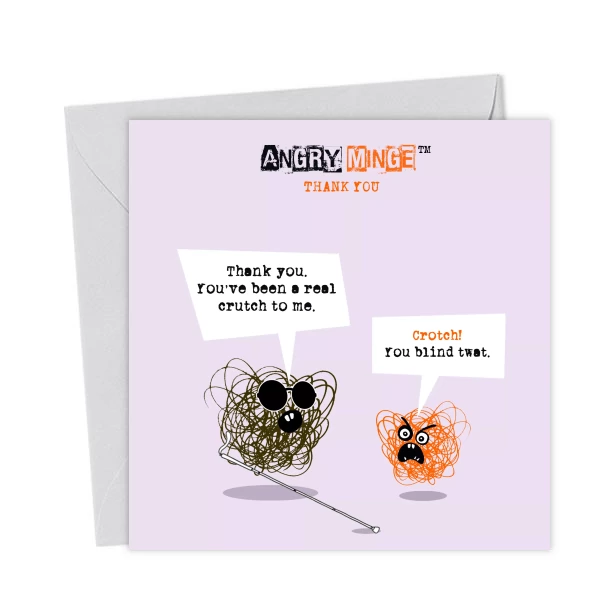 Thank you. Angry Minge collection. - Thank You Cards