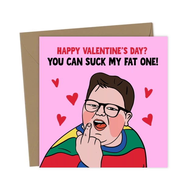 Valentine\'s Day Derek Card, Stranger Things Inspired Delightful Derek ...