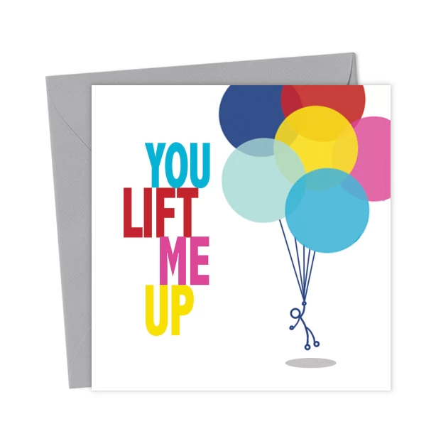 You Lift Me Up - Thank You Cards