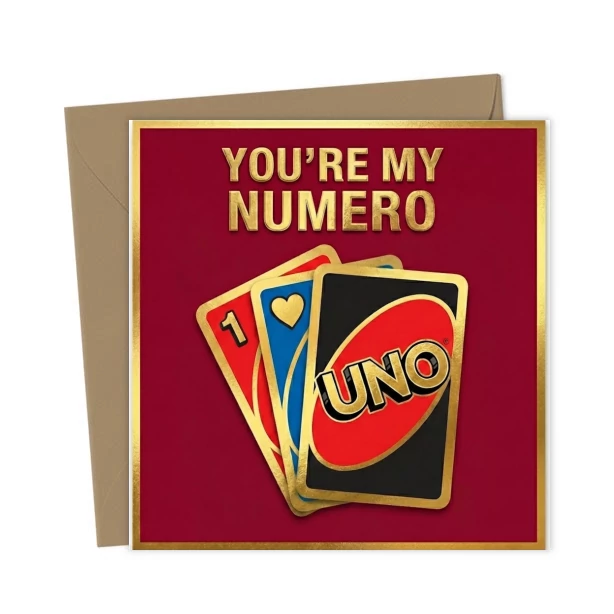 You\'re my Numero Uno The perfect greetings card for Uno lovers - Love ...