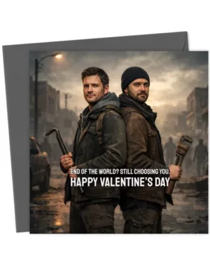 Zombie Apocalypse Female Couple Face Swap Valentine’s Day Card ...